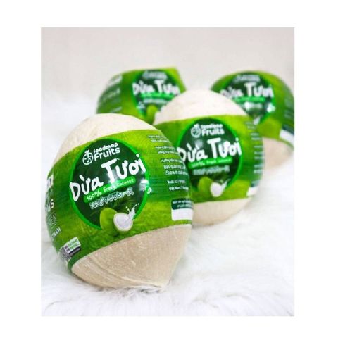 Tropical Shell FRESH YOUNG COCONUT VIETNAM GREEN Premium WHITE SWEET ...